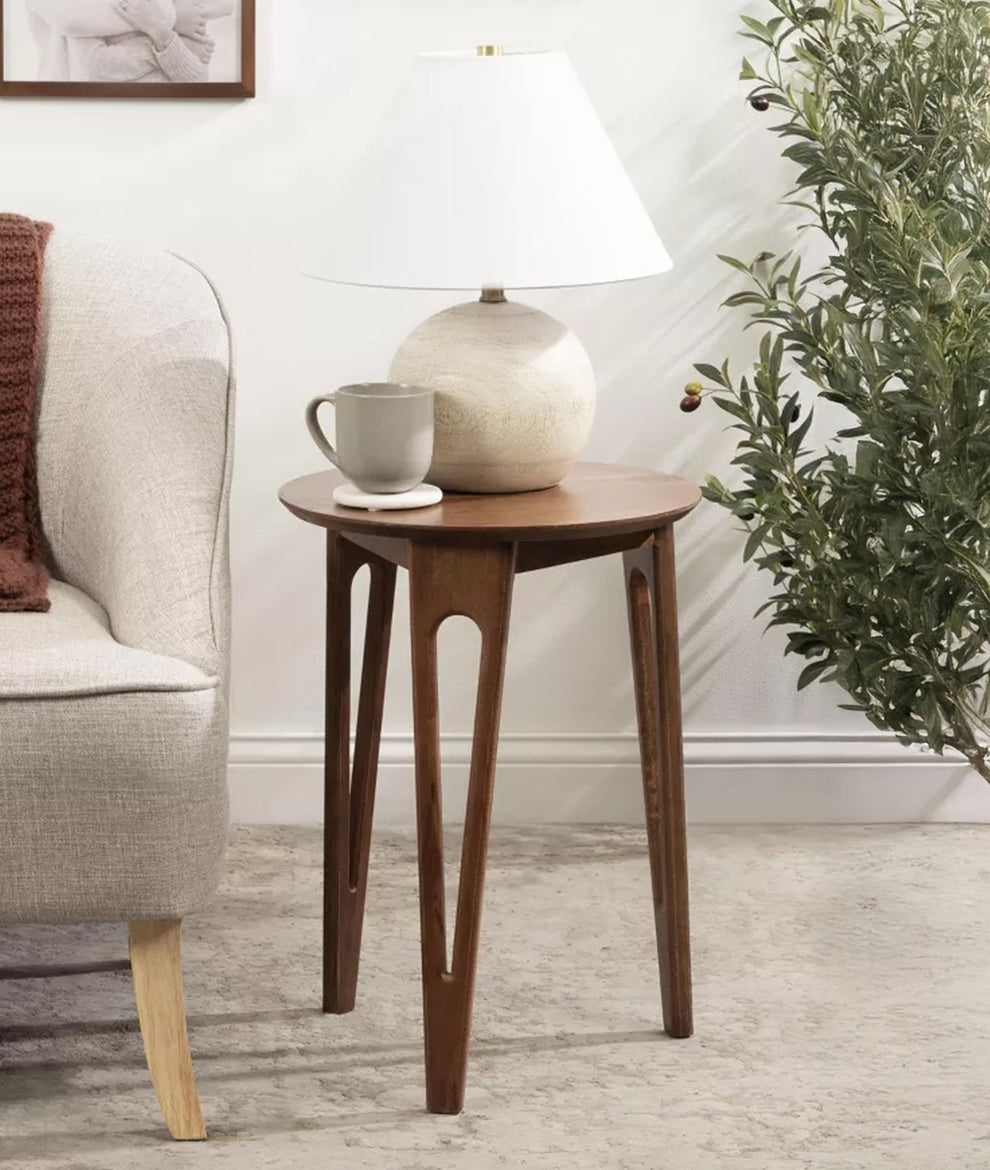 Ace Side Table - Solid Mango Wood with Hairpin Legs – Lakkadhaara