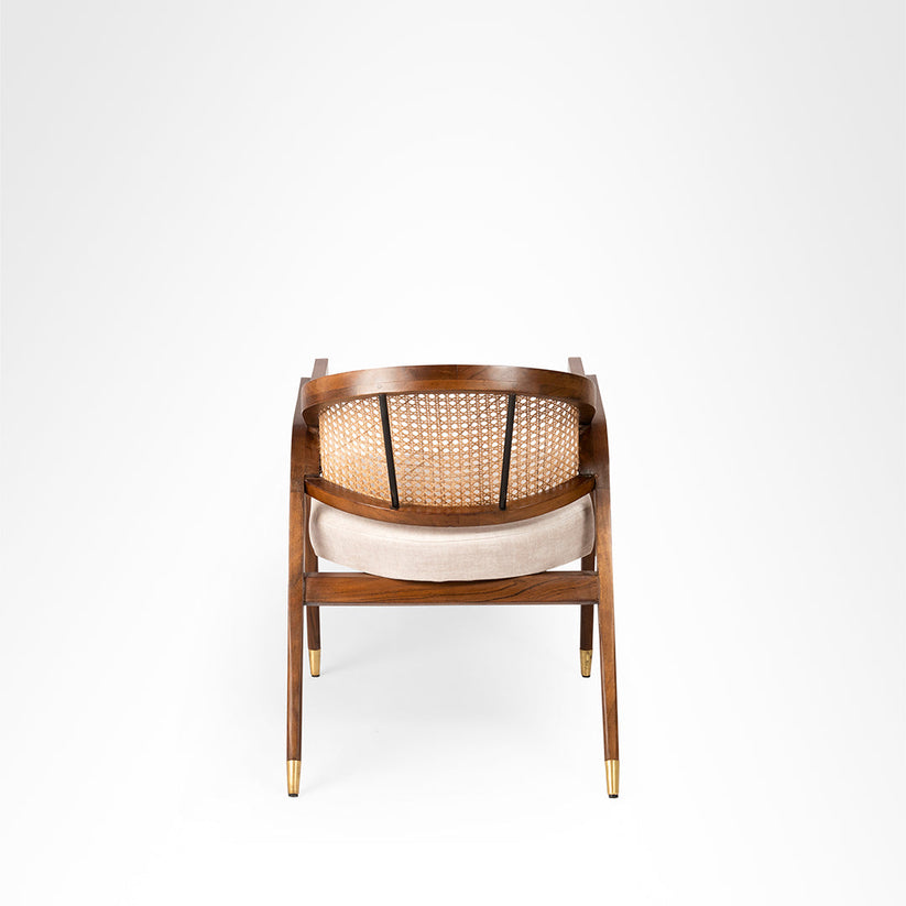 Birbal Dining Chair - Natural Cane & Sheesham Wood Chair India ...