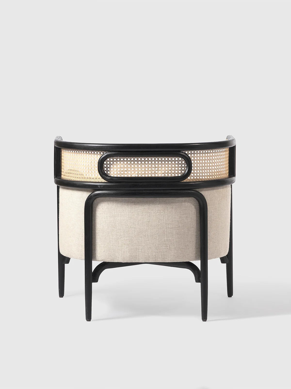 Neitri Armchair - Mango Wood Natural Rattan Armchair India – Lakkadhaara