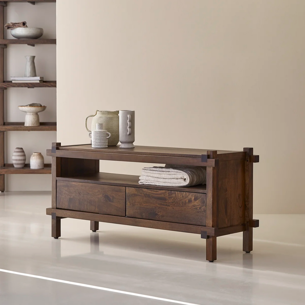 Pandora TV Unit - Mango Wood TV Cabinet India – Lakkadhaara