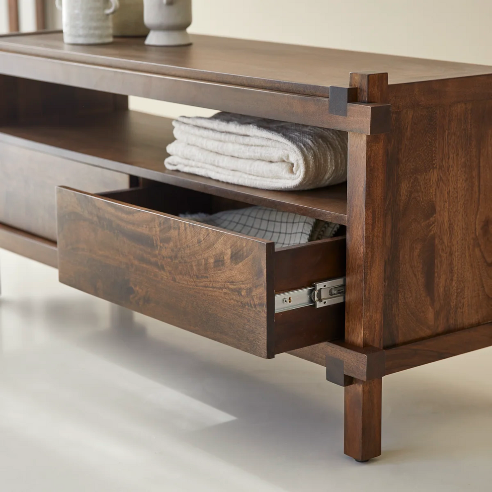 Pandora TV Unit - Mango Wood TV Cabinet India – Lakkadhaara