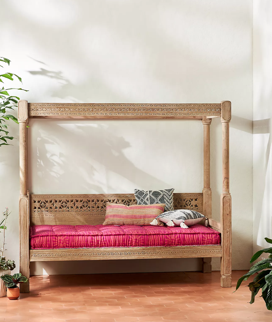 Day Bed - Solid Wood Handcrafted Day Beds India | Lakkadhaara