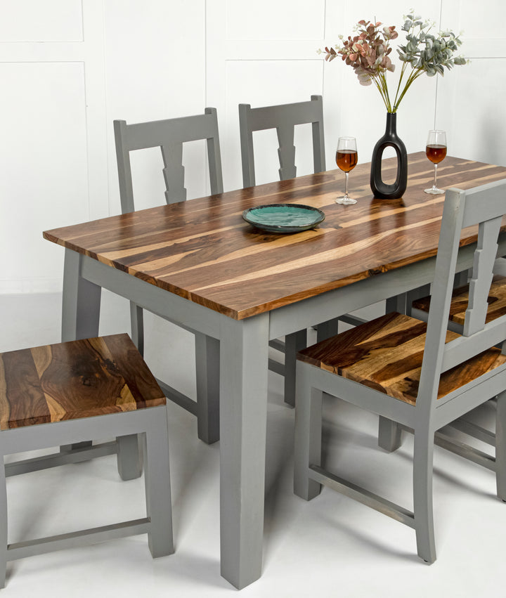 Dining Table - Solid Wood Handcrafted Dining Tables India | Lakkadhaara